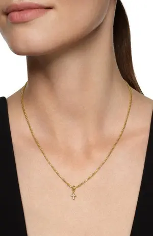 David Yurman Micro Pavé Cross Enhancer