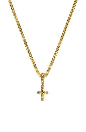 David Yurman Micro Pavé Cross Enhancer