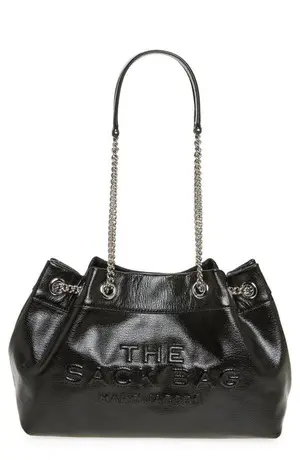 Marc Jacobs The Chain Sack Bag - Black