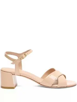 STUART WEITZMAN 50mm Dayna Sandals - Neutrals