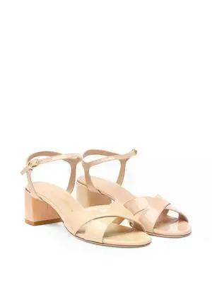 STUART WEITZMAN 50mm Dayna Sandals - Neutrals