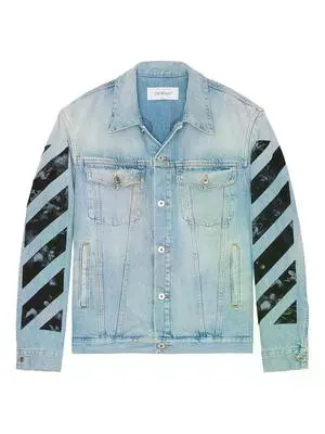 Men's Off-white Blue Denim