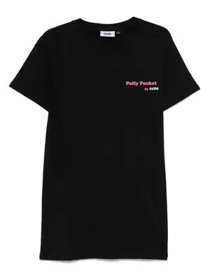 Gcds Cotton T-shirt Dress - Black