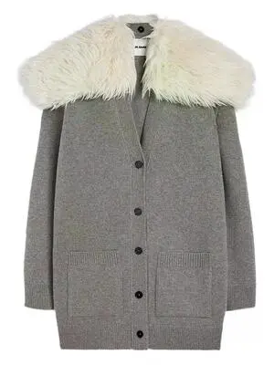 JIL SANDER V-neck Cardigan-coat