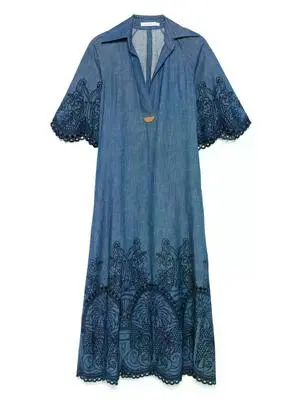 Zimmermann Coco Maxi Dress - Blue