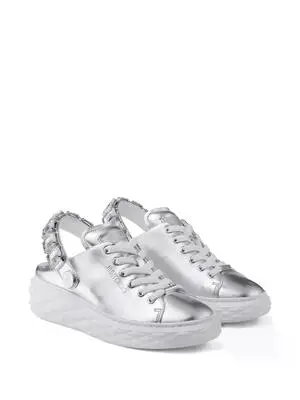 JIMMY CHOO Diamond Maxi Sneakers - Silver