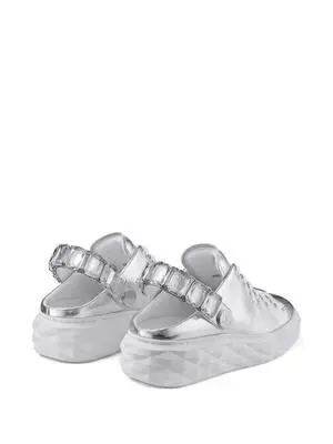 JIMMY CHOO Diamond Maxi Sneakers - Silver