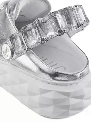 JIMMY CHOO Diamond Maxi Sneakers - Silver
