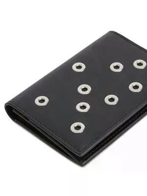 JIL SANDER Eyelet-embellished Wallet