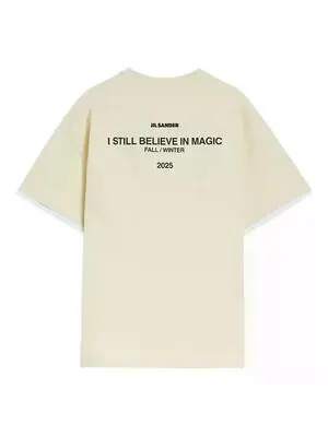 JIL SANDER Cotton Crew-neck T-shirt - Neutrals