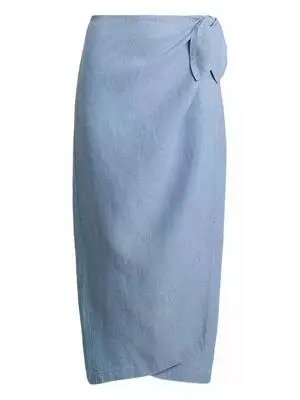 Polo Ralph Lauren Wrapped Midi Skirt