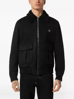 Philipp Plein Logo-patch Jacket - Black