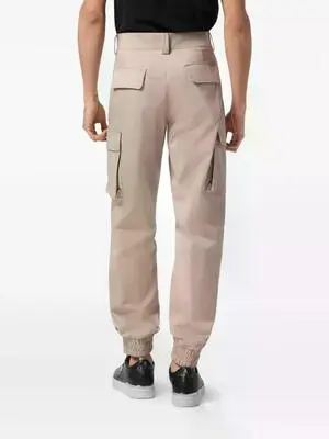 Philipp Plein Logo-plaque Trousers - Neutrals