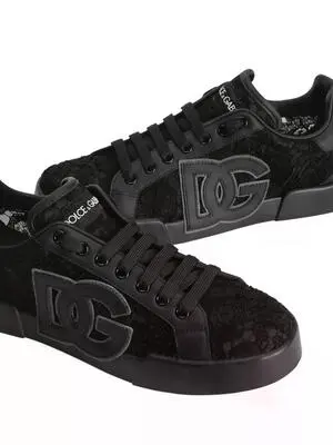 Dolce & Gabbana Portofino Sneakers - Black
