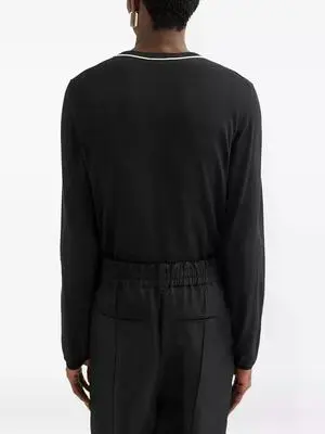 JIL SANDER Cotton Crew-neck Sweater - Black
