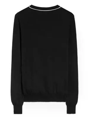 JIL SANDER Cotton Crew-neck Sweater - Black
