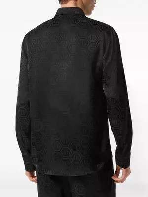 Philipp Plein Sugar Daddy Cut Silk Shirt