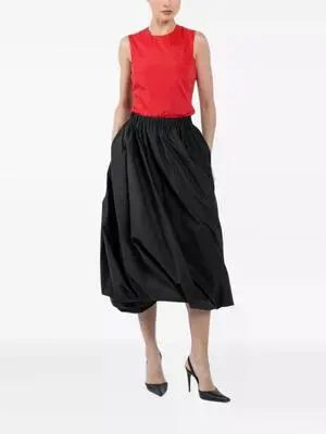 Rosetta Getty Balloon-hem Skirt