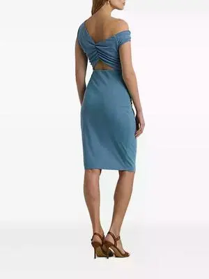 Ralph Lauren Off-shoulder Ruched Dress