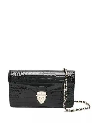ASPINAL OF LONDON Mayfair Clutch - Black