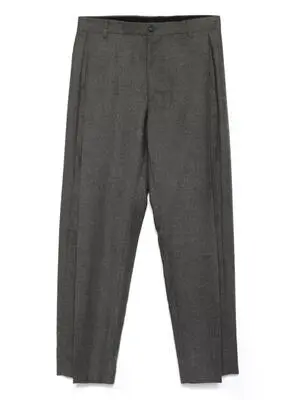 MAISON MARGIELA Virgin Wool Trousers - Grey