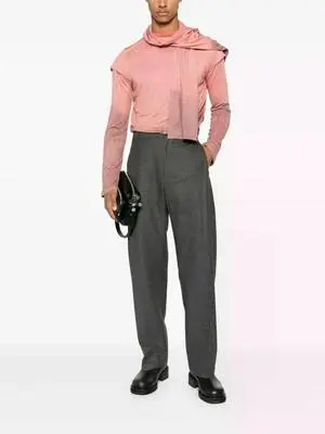 MAISON MARGIELA Virgin Wool Trousers - Grey