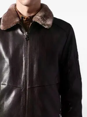 POCHE PARIS Aviator Jacket - Brown