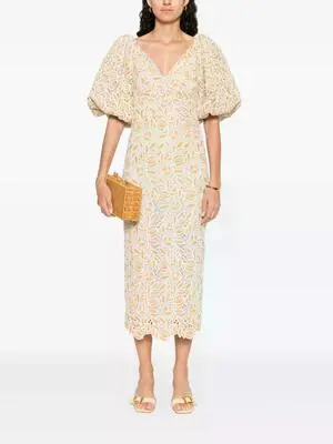 Luisa Spagnoli Crochet Midi Dress