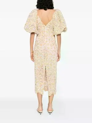 Luisa Spagnoli Crochet Midi Dress