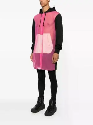 Comme Des Garçons Sheer-panel Coat