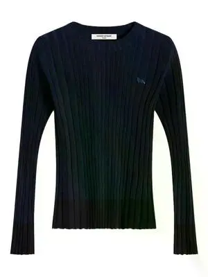 Maison Kitsuné Long-sleeve Ribbed Sweater