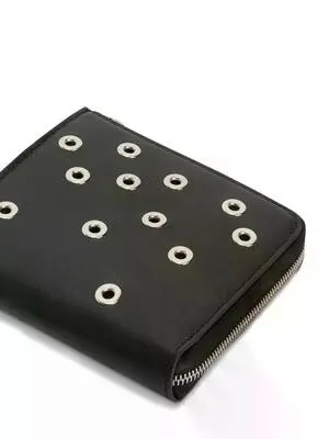 JIL SANDER Eyelet-embellished Wallet