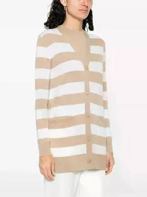 Max Mara Virgin Wool Cardigan - White