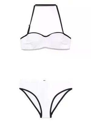 Giorgio Armani Logo-print Bikini - White