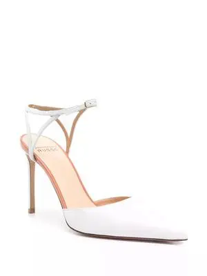 FRANCESCO RUSSO 90mm Leather Pumps