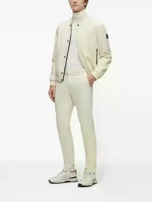 BOSS Slim-cut Trousers - Neutrals