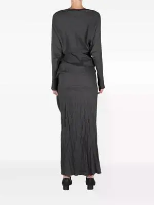 CORTANA Asymmetric Maxi Dress