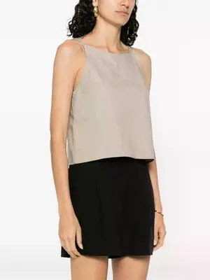 MOUTAKI Stretch-cotton Tank Top - Neutrals