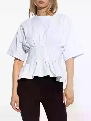 GESTUZ Inez Blouse - White
