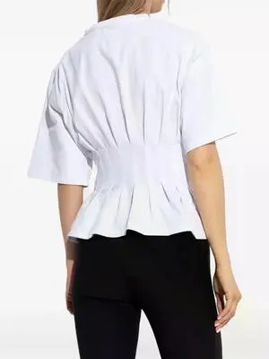GESTUZ Inez Blouse - White