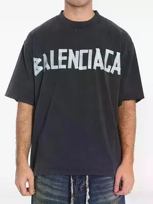 Balenciaga Tape Type T-shirt Black