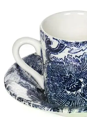Ralph Lauren Faded Peony Coffee Cup And Saucer