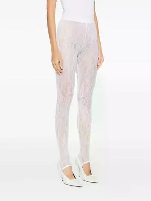 Wardrobe.NYC Embroidered Lace Trousers