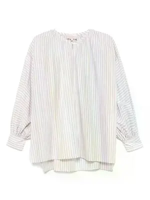 Luisa Spagnoli Cotton Striped Blouse