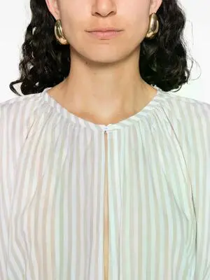 Luisa Spagnoli Cotton Striped Blouse