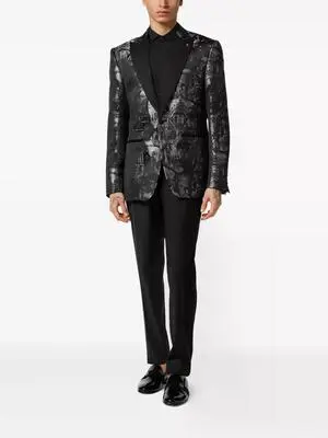 Philipp Plein Lord Fit Skull Blazer