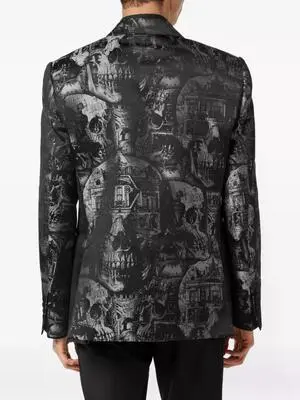 Philipp Plein Lord Fit Skull Blazer