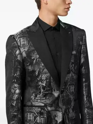 Philipp Plein Lord Fit Skull Blazer