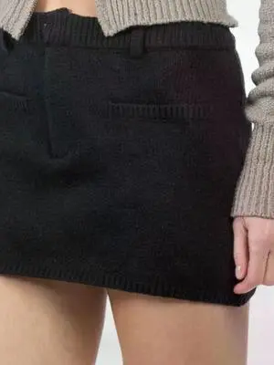 AYA MUSE Knitted Mini Skirt