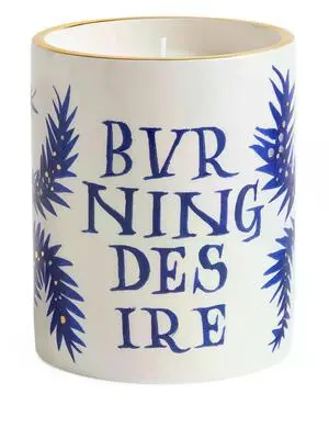 L'Objet Ruan Hoffmann Burning Desire Veti-vert Scented Candle - White